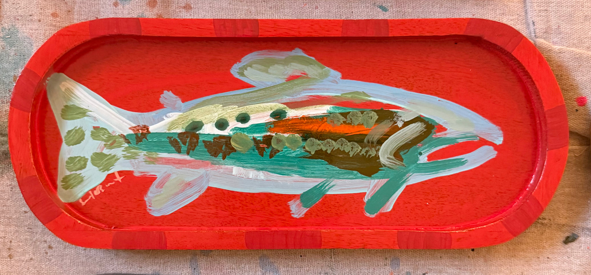 Fish Valet Hot Red